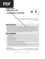 UGC NET Teaching Aptitude Notes PDF | PDF | Learning | Educational ...