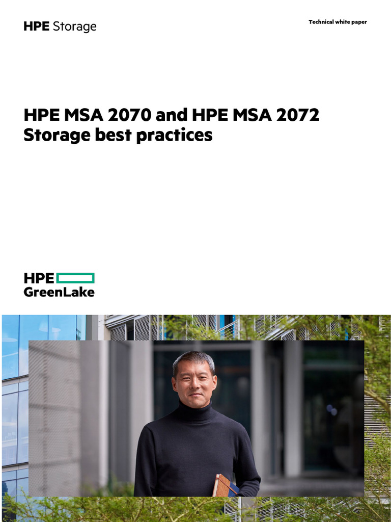HPE MSA 2070/2072 Best Practices Guide | PDF | Hard Disk Drive | Solid ...