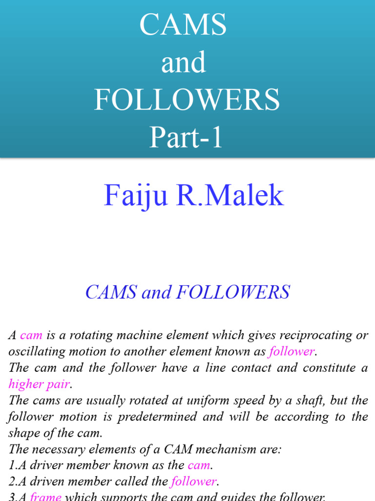Understanding Cams and Followers Basics | PDF | Mechanical Engineering ...