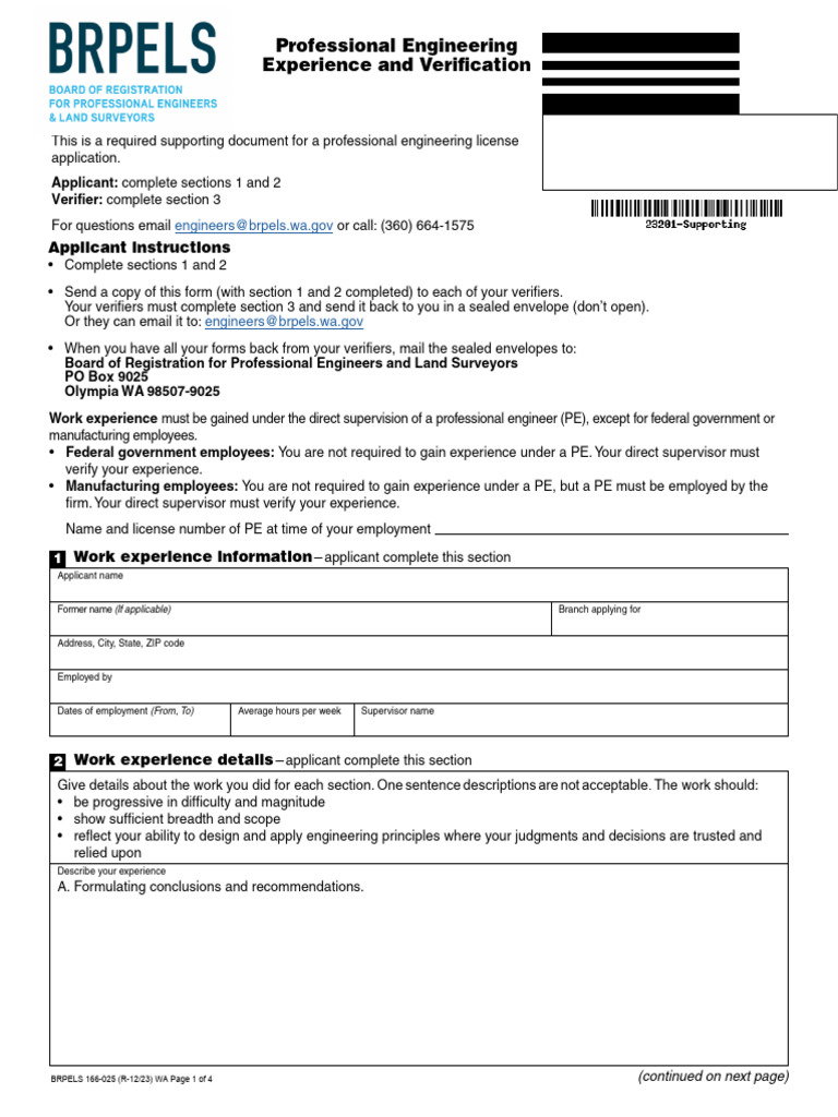 Engineering License Verification Process | PDF | Experience | Engineer
