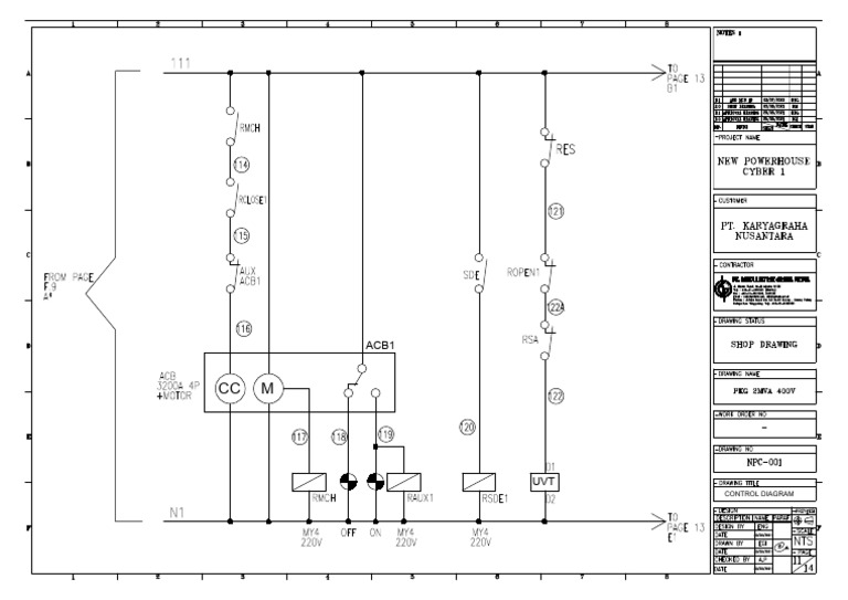 PKG SINGKRON - dwg1 | PDF