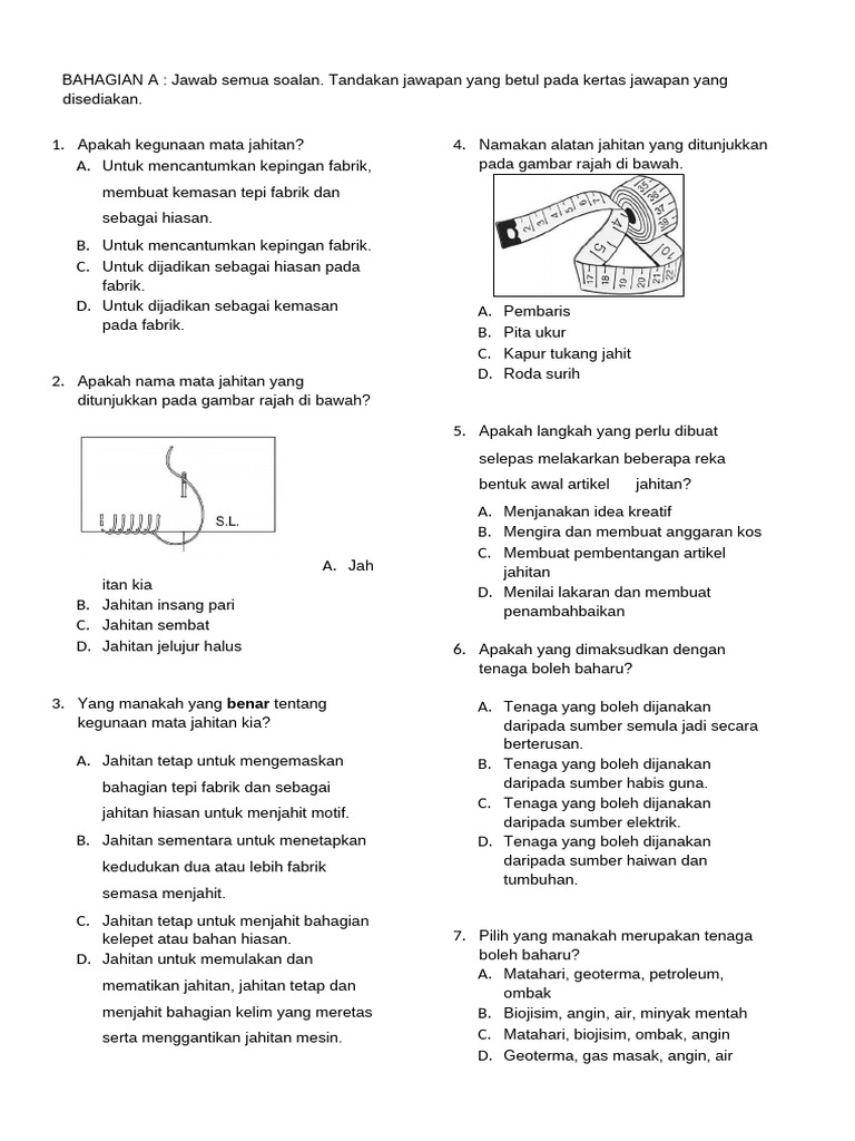 UJIAN-UASA-RBT-TAHUN-5-2024 | PDF
