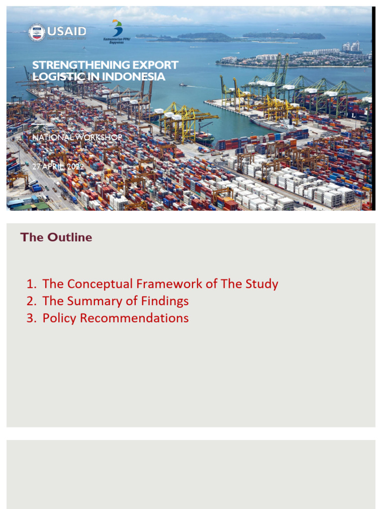 USAID EGSA - Strengthening Export Logistic in Indonesia - 27apr22 ...