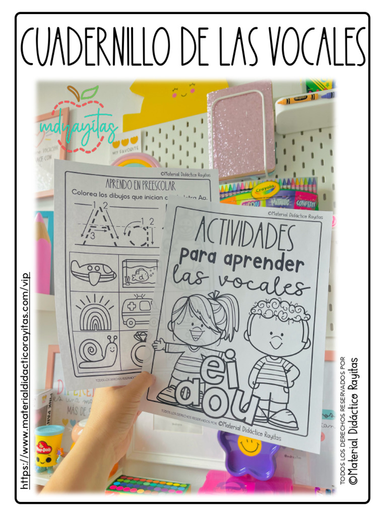 Cuadernillo de Las Vocales | PDF