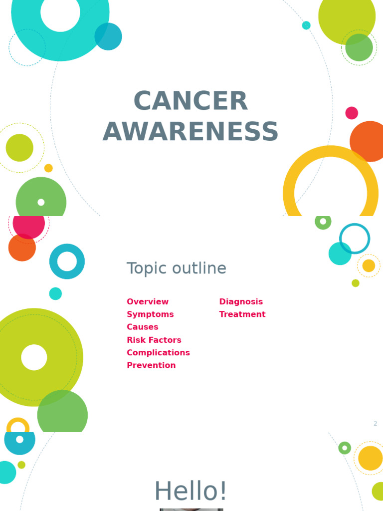 Cancer Awareness Presentation | PDF | Cancer | Carcinogen