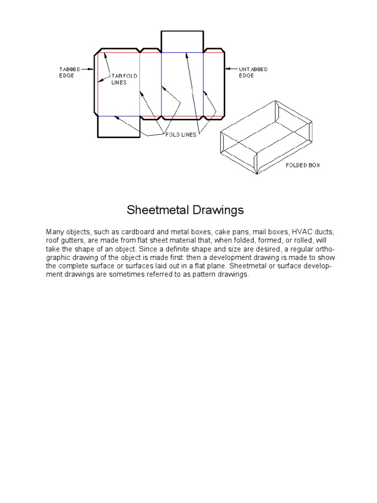 Sheet Metal Drawings: A Guide to Common Terms, Development Techniques ...