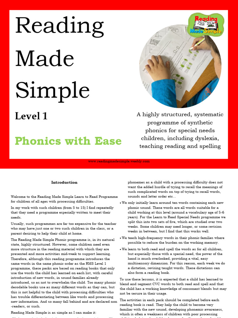 RMS 5 Vowels Lesson Pack Introduction | PDF | Phonics | Linguistics