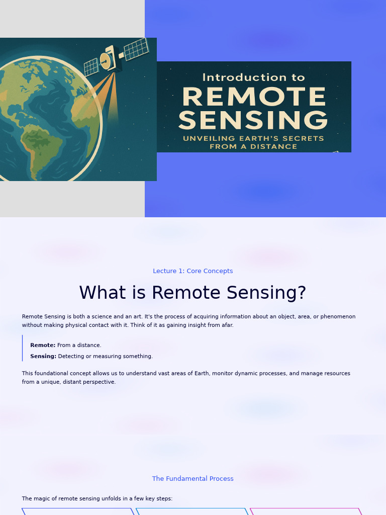 Introduction To Remote Sensing | PDF | Infrared | Electromagnetic Spectrum