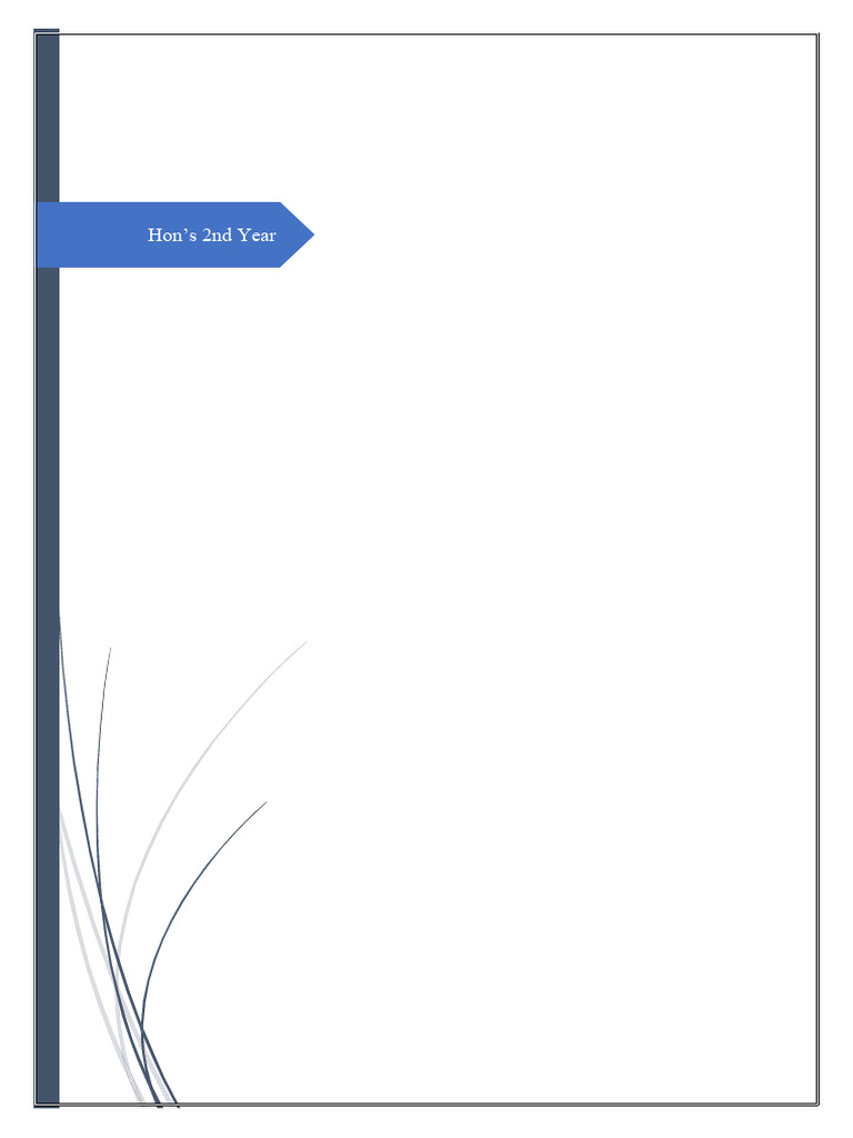 2nd Year Notes | PDF