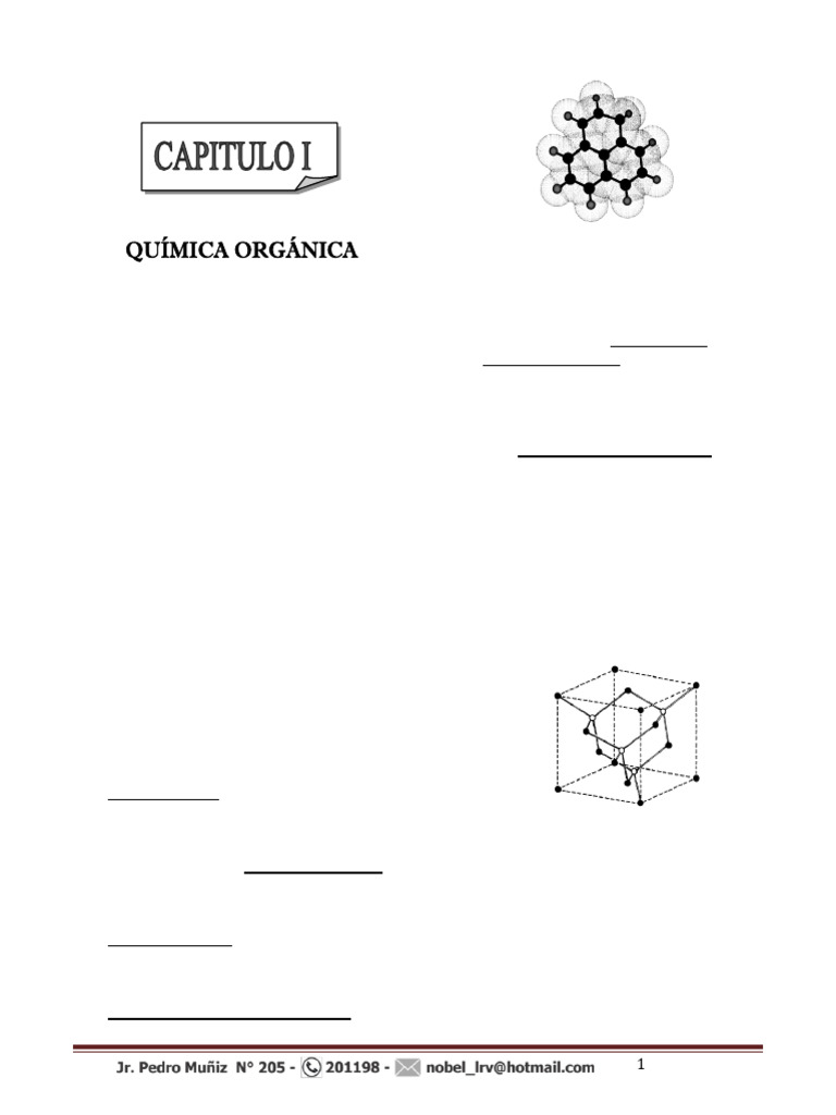 Introducción a la Química Orgánica | PDF | Alcano | Enlace químico