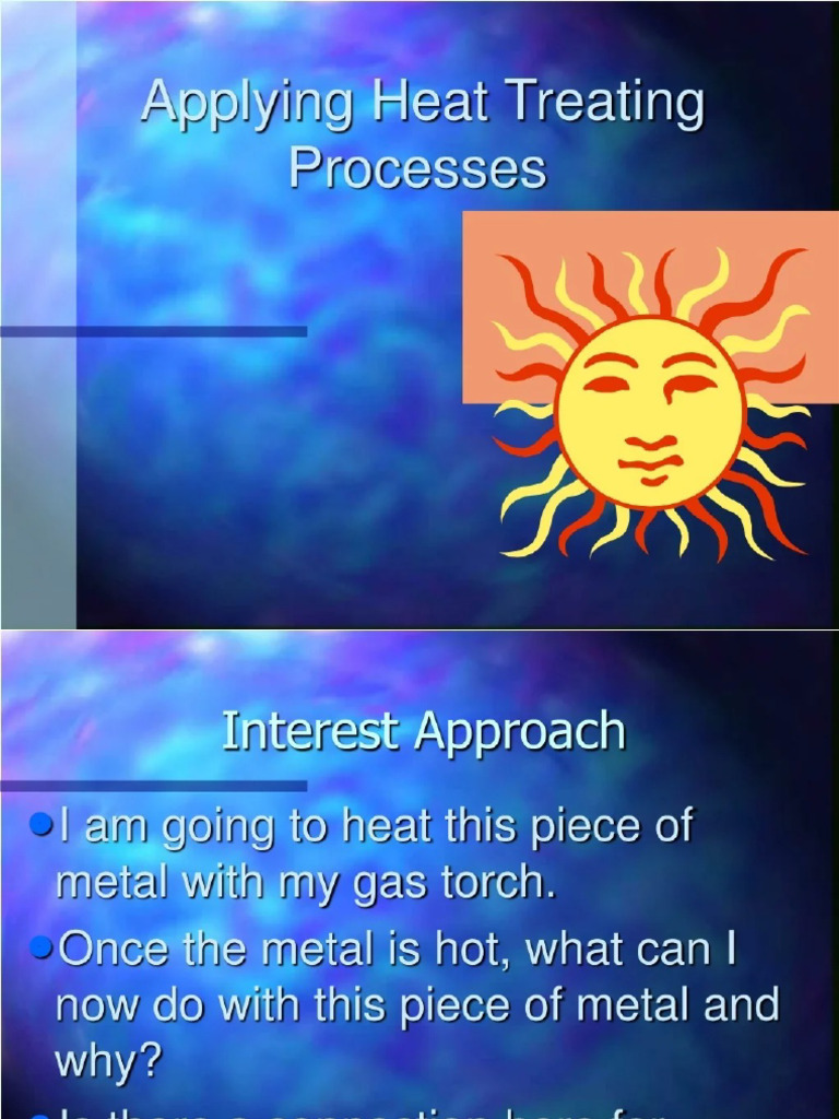 Applying Heat Treatment | PDF