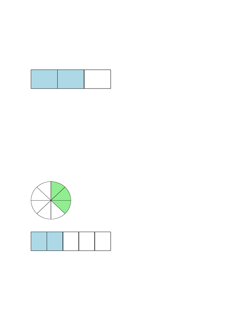Class3 Fraction Worksheet With Diagrams | PDF