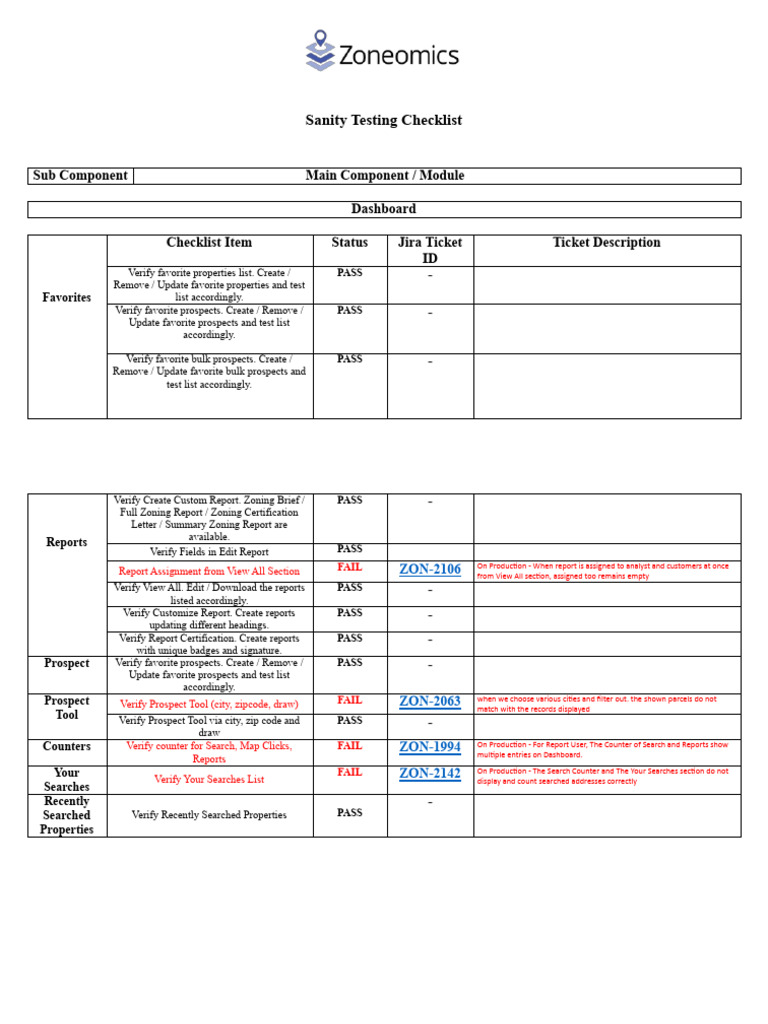 Sanity Test Report 15 May 2024 | PDF | Software | Computing