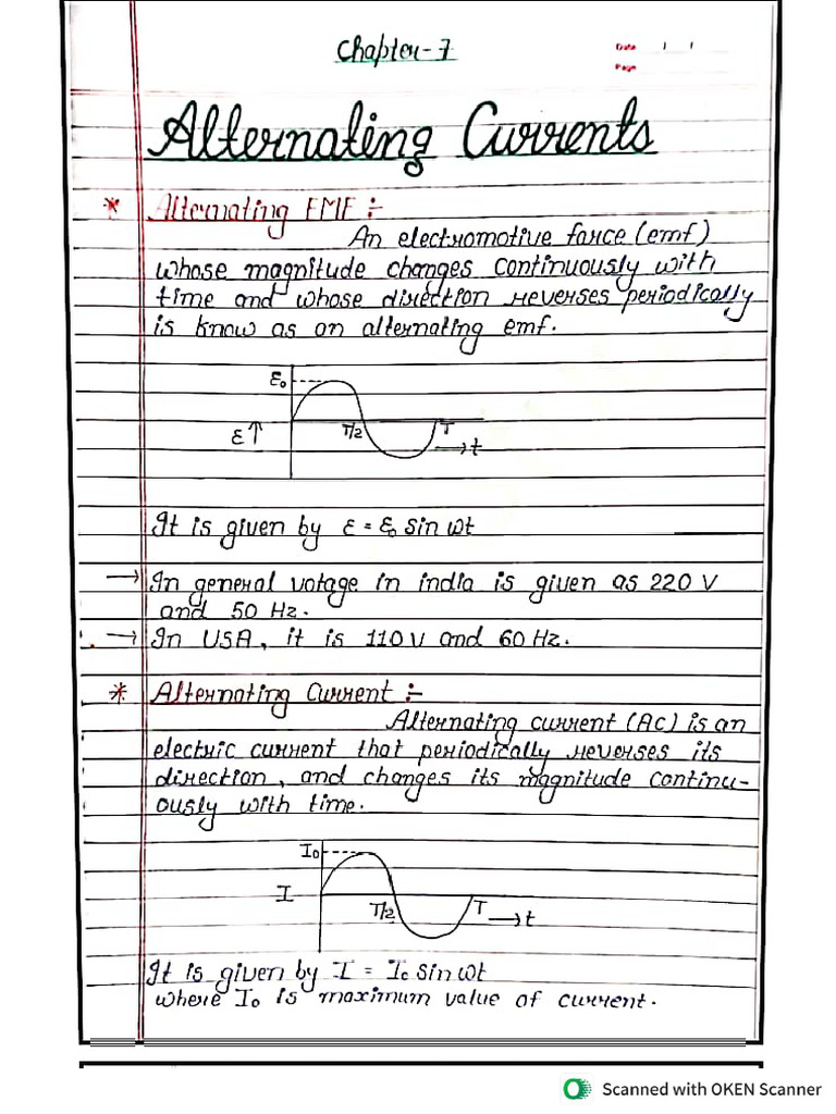 Alternating Current | PDF
