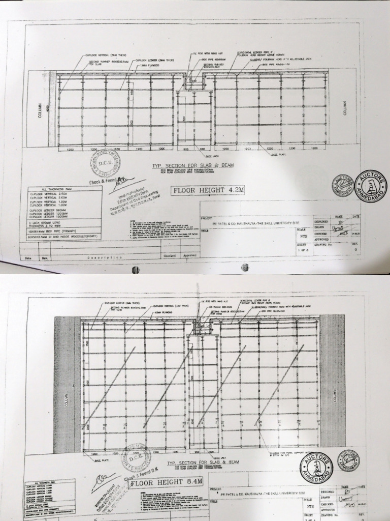 Cuplock Vertical and Ledger Specifications | PDF | Concrete | Composite ...