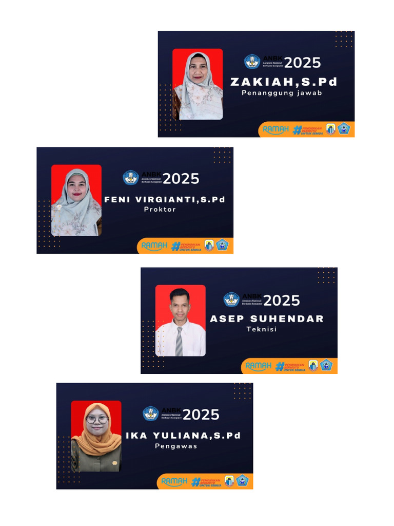 Kartu Panitia | PDF