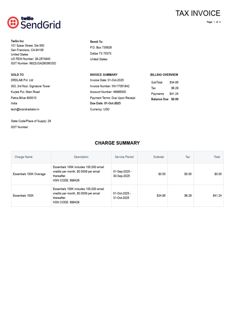 Billing Invoices | PDF | Invoice | Taxes