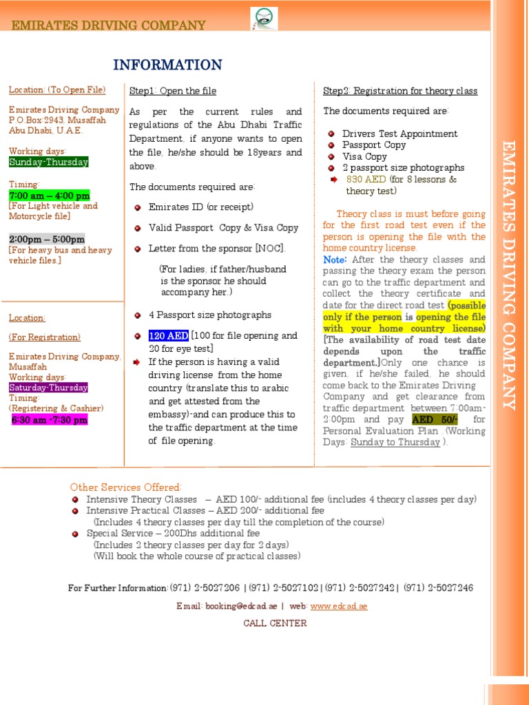 Abu Dhabi Driving School Guide | PDF | Traffic | United Arab Emirates
