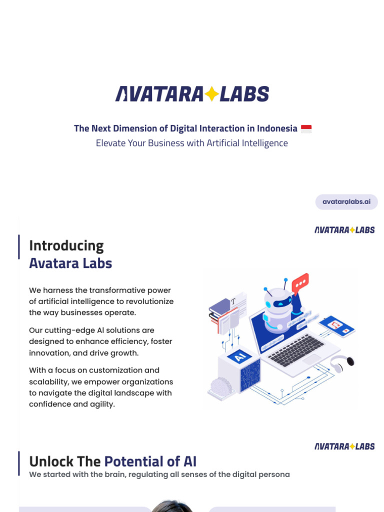 Avatara B2B - Complete Sales Deck v.5 | PDF | Artificial Intelligence ...