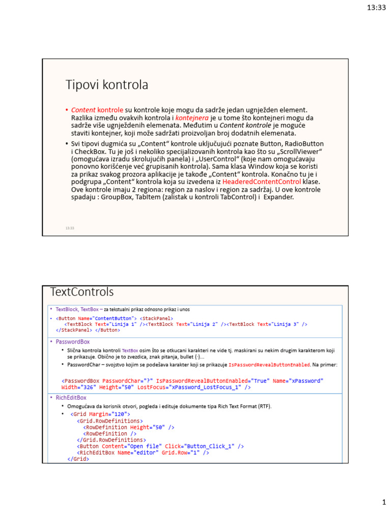 TVP - Predavanje 10 | PDF