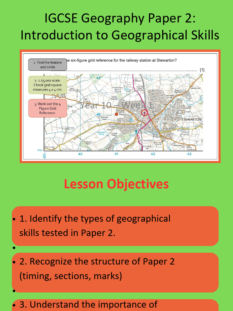 Week 1 Introduction To Geographical Skills | PDF | Map