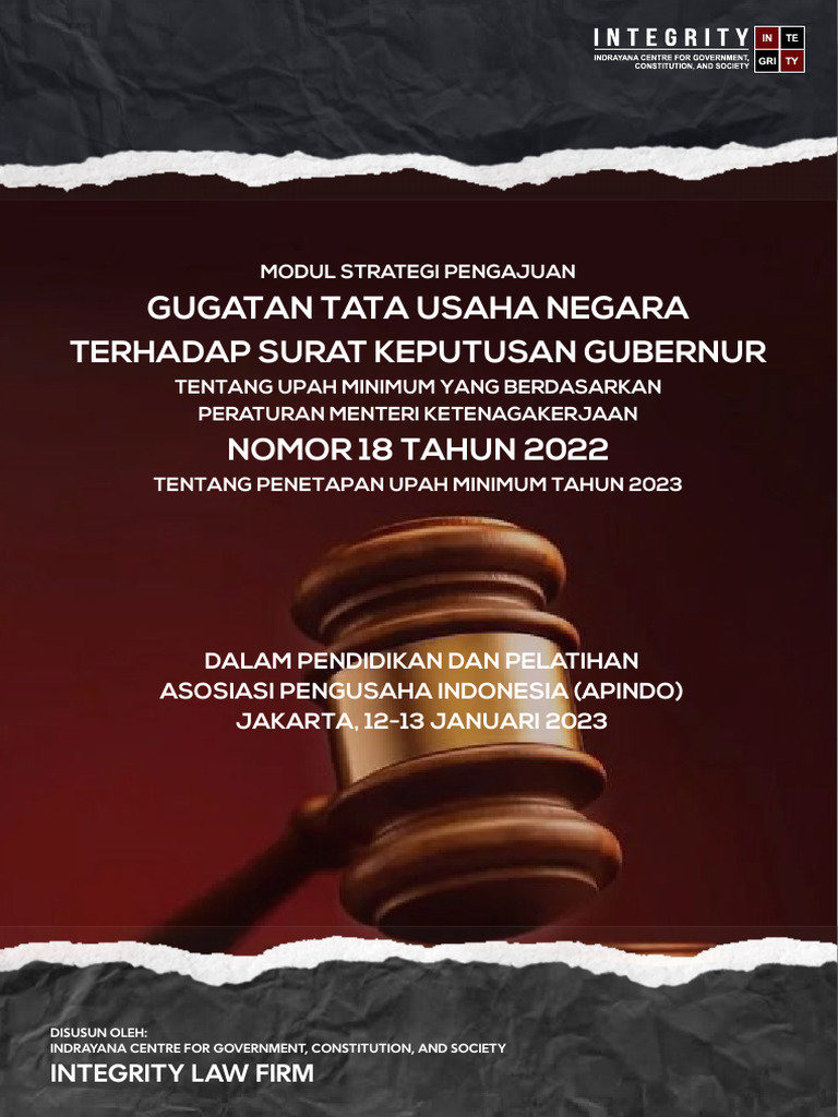 Power-Point-Modul-Strategi-Gugatan-TUN | PDF