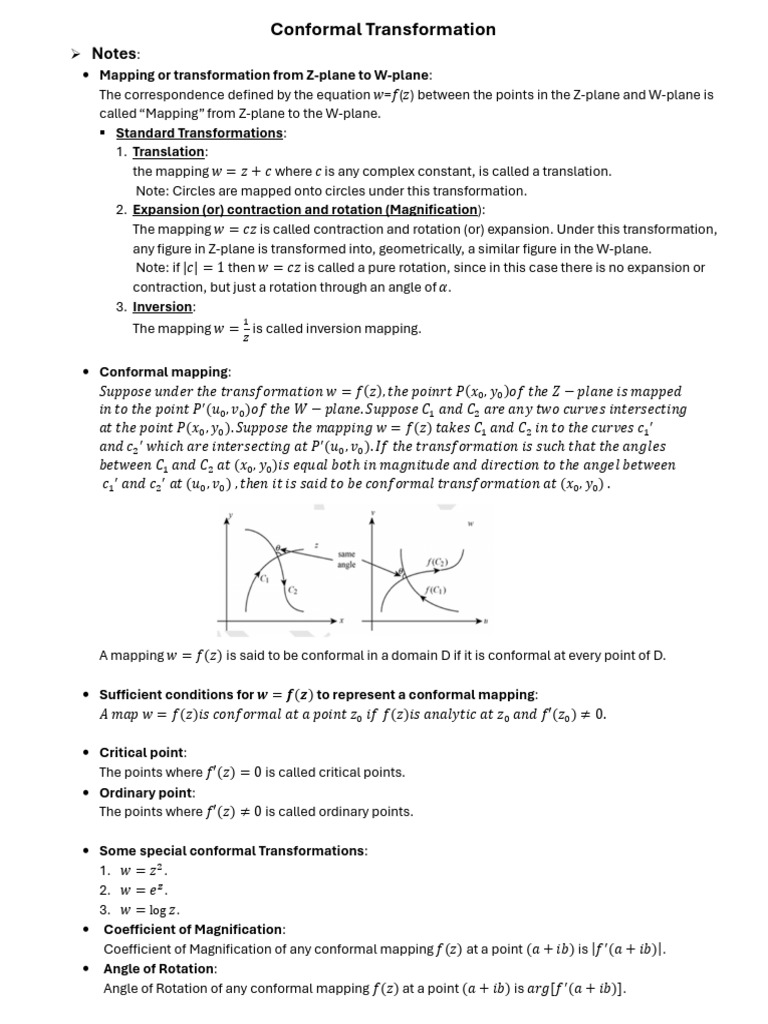 Conformal Transformation | PDF | Classical Geometry | Mathematics
