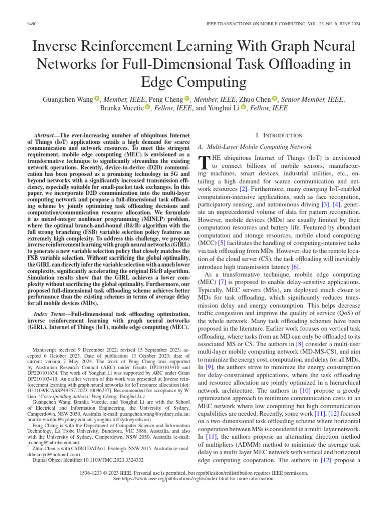 Inverse Reinforcement Learning With Graph Neural Networks for Full-Dimensional Task Offloading ...