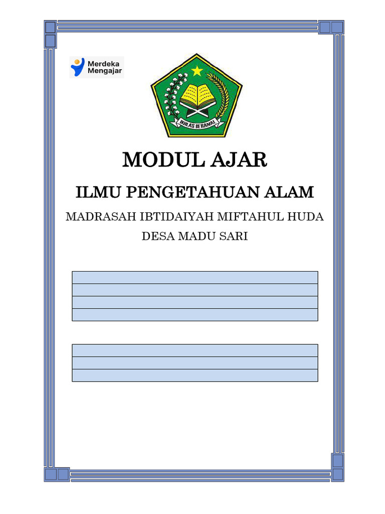 Modul IPA Kelas 1: Kebutuhan Makhluk Hidup | PDF