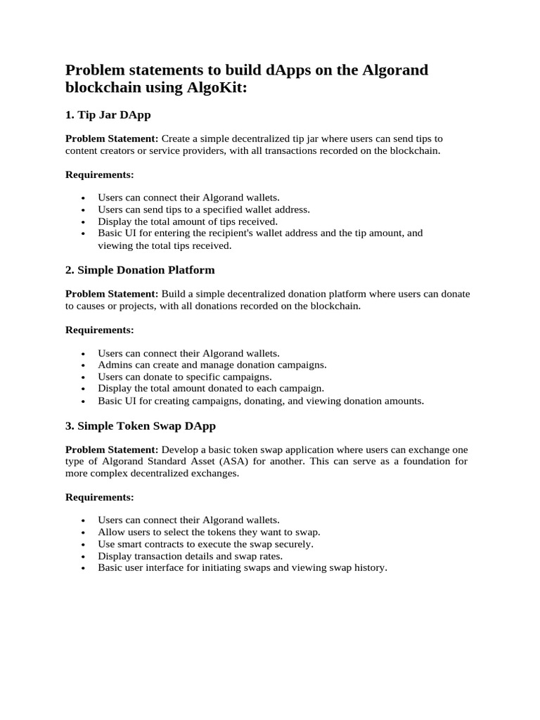 Build Your Own Project Ideas | PDF | Loans | Auction