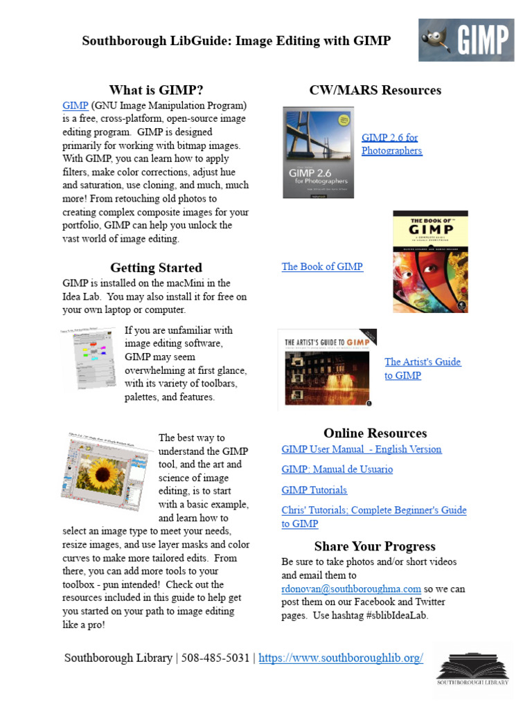 GIMP Libguide | PDF