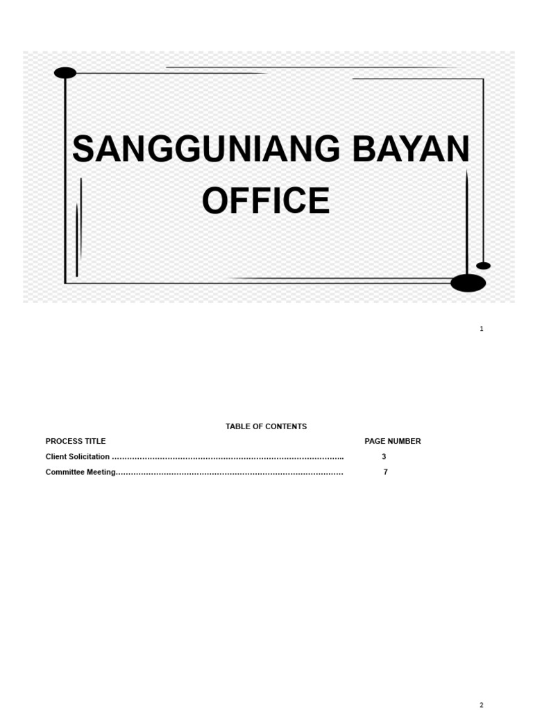 ProcessFlow SBO | PDF | Government
