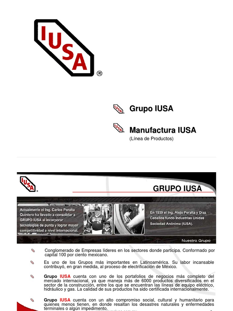 Presentación IUSA | PDF | Cobre | México