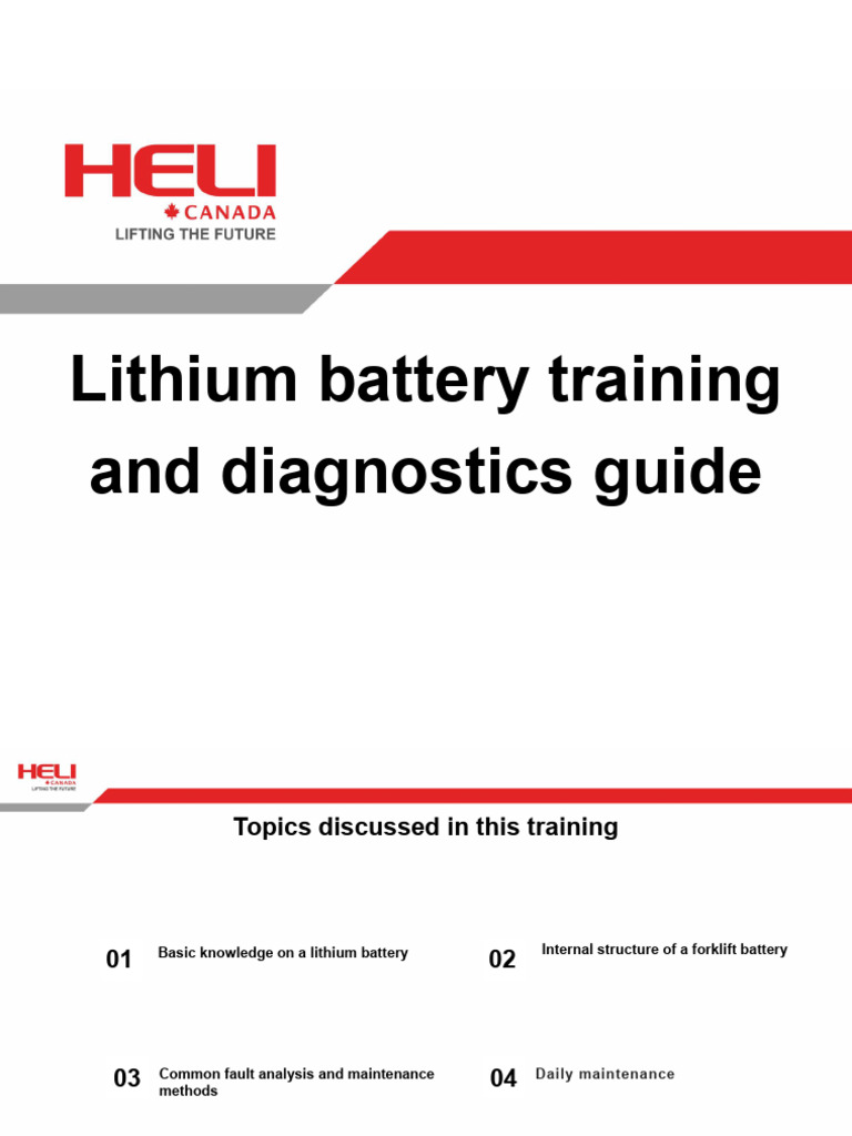Allion Lithium Battery Training Guide | PDF | Battery Charger | Lithium ...