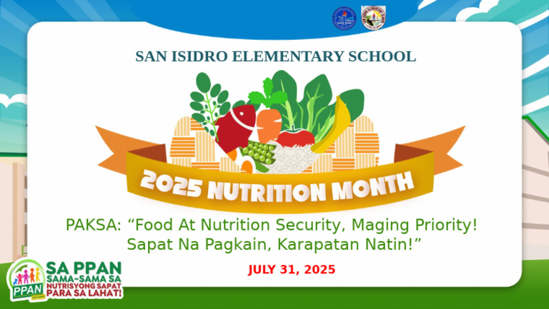 2025 Nutrition Month Tarp | PDF