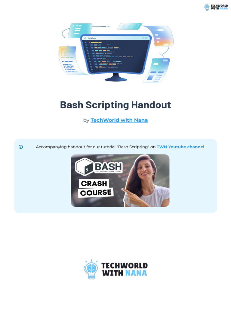 TWN Bash Scripting Handout.01 | PDF | Command Line Interface | Shell (Computing)