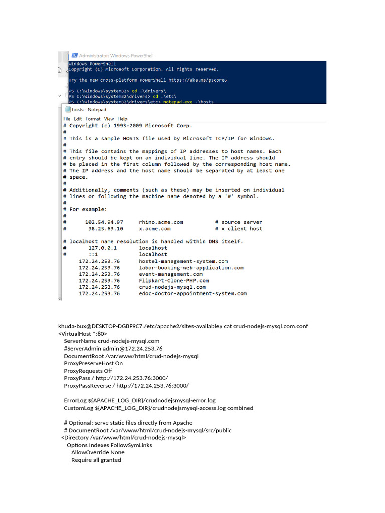Deploy Node Js App Using Reverse Proxy | PDF