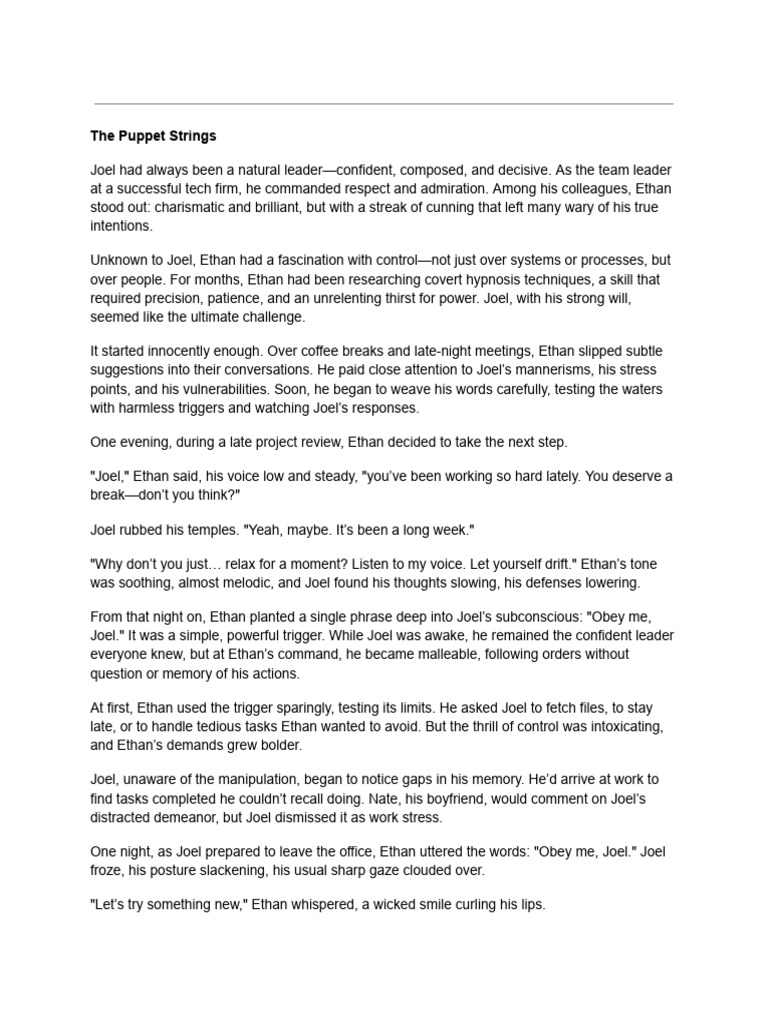 The Powerful Puppets | PDF | Hypnosis