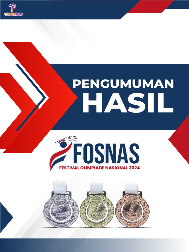 Pengumuman Fosnas 2024 Jenjang Sma-Matematika-1 - Compressed | PDF
