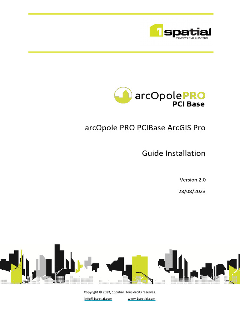 Installation d'arcOpole PRO PCIBase | PDF | Logiciel pour ...