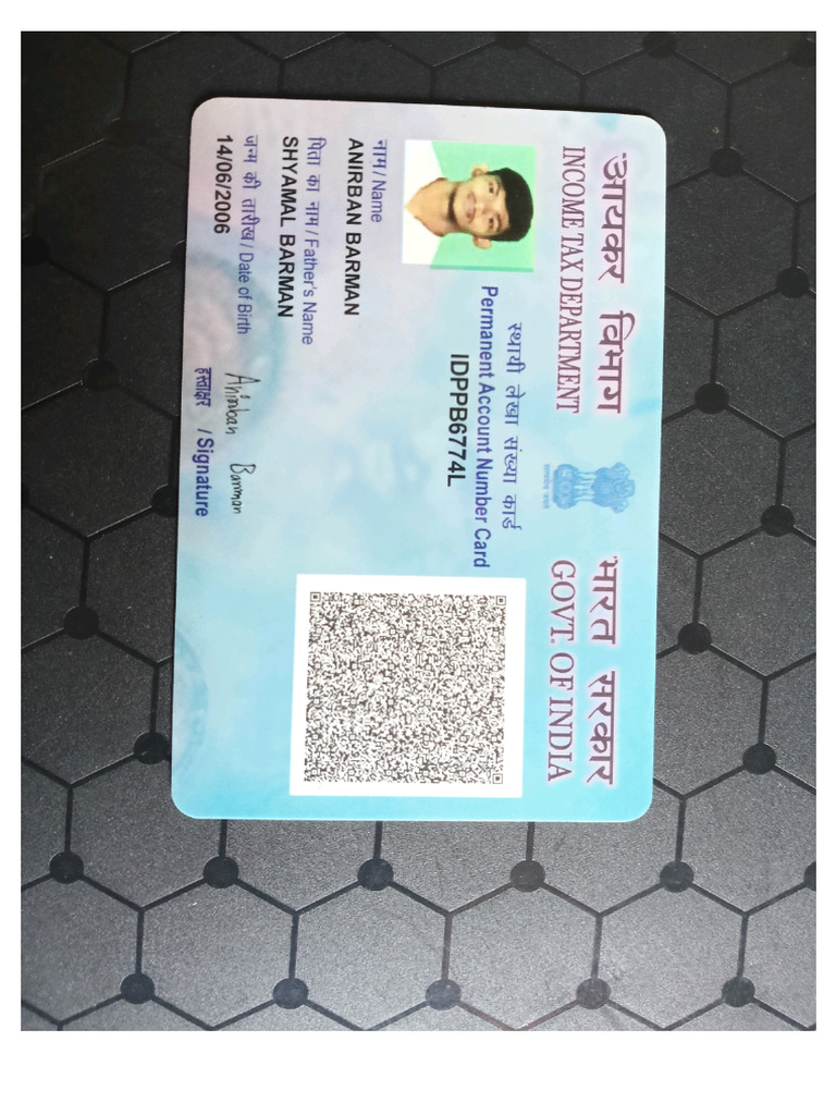 Anirban Pan Card | PDF