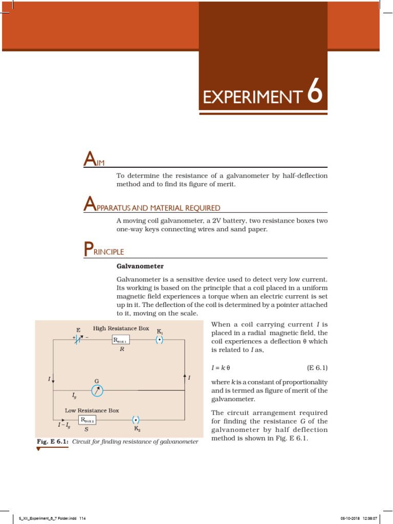 Physics Laboratory Manual 11-12 E | PDF | Electricity | Electromagnetism