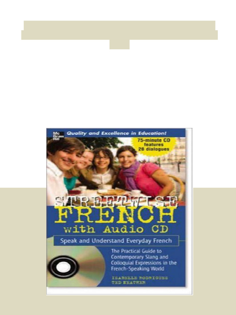 Streetwise French Speak and Understand Everyday French 1st Edition ...