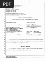 Sample Demand For Exchange of Expert Witness Information in California ...