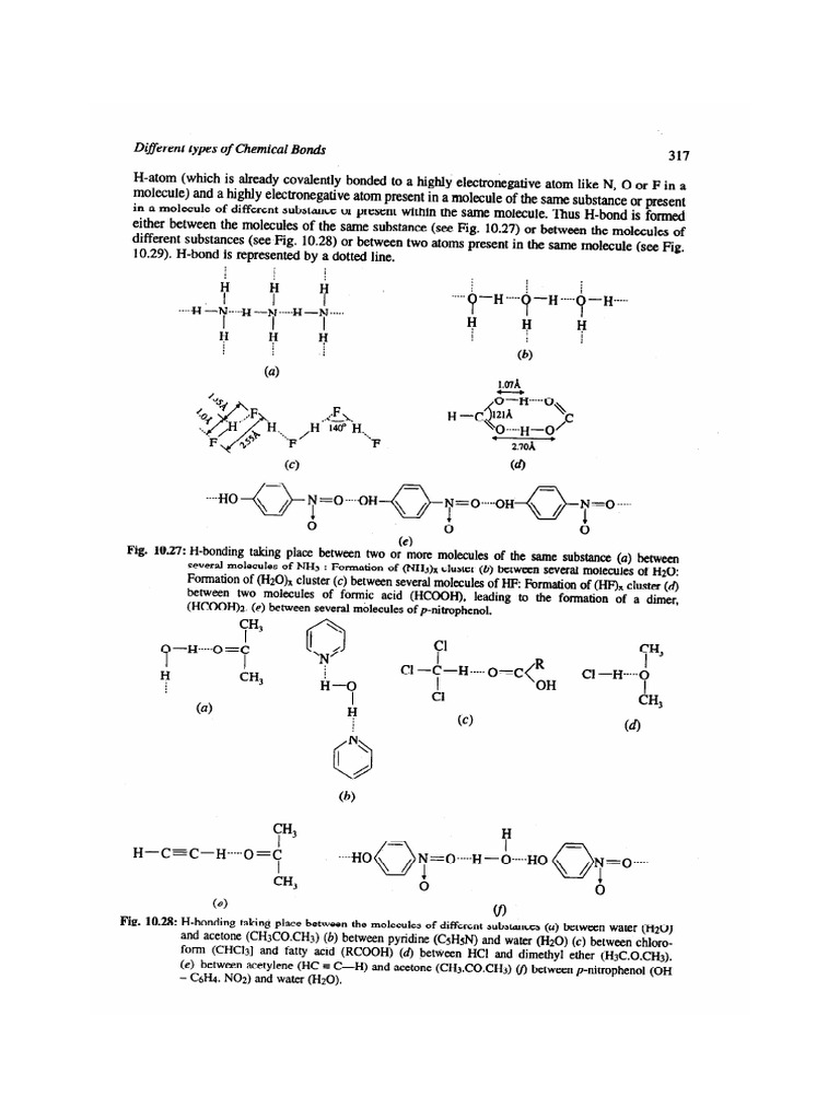 Hydrogen Bond | PDF