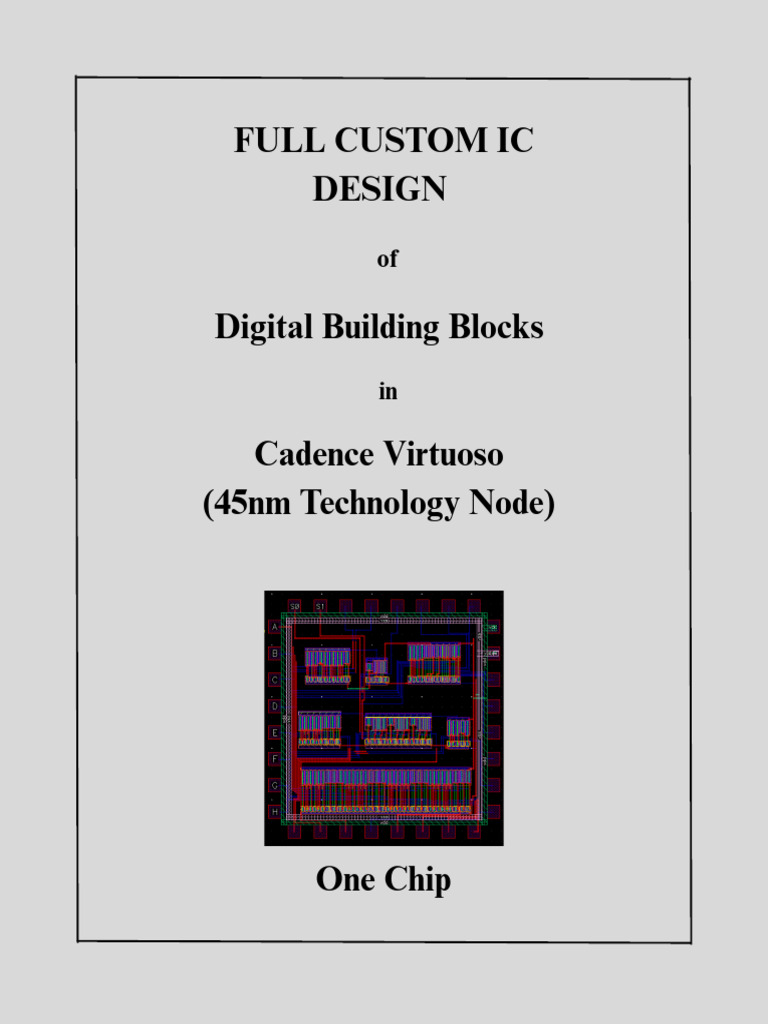 Full Custom IC Design - One Chip | PDF | Computer Engineering ...