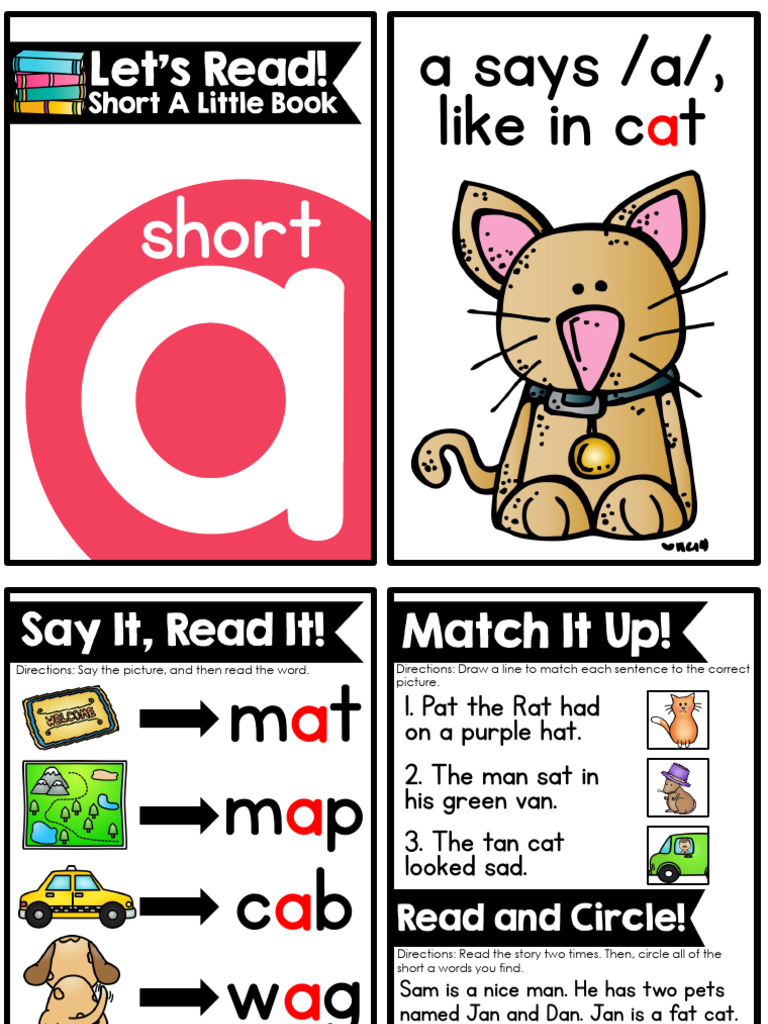 Flip and Read - Short Vowels | PDF | Zoology