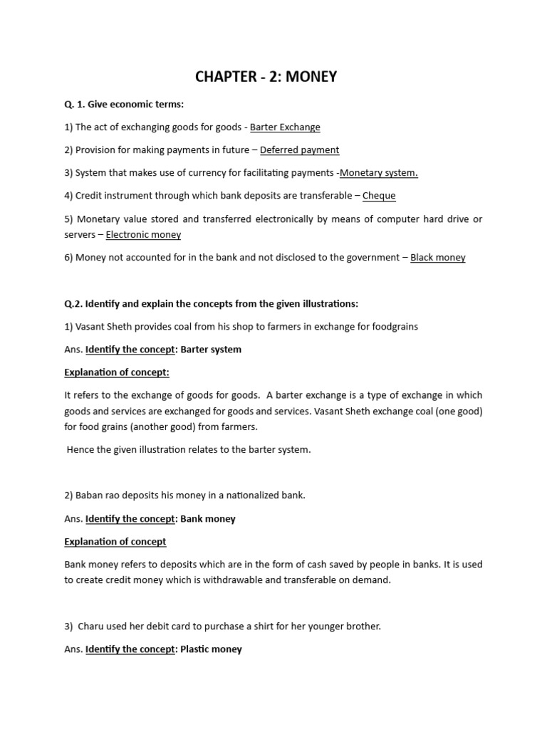 Money Notes | PDF | Money | Payments