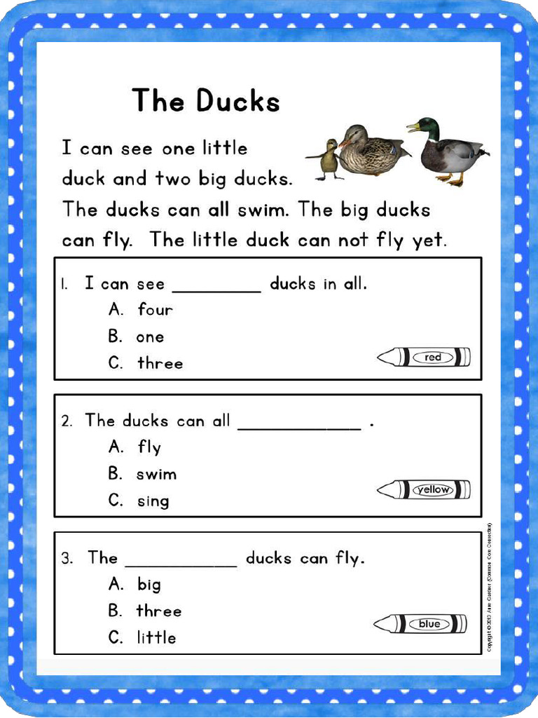 2 Level C Preparing For D Guided Reading Passages | PDF | Multiple ...