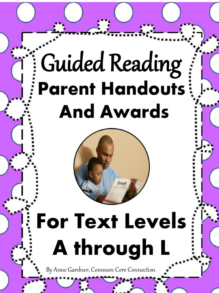 11 Parents Handouts and Guided Reading Awards | PDF | Books | Reading ...